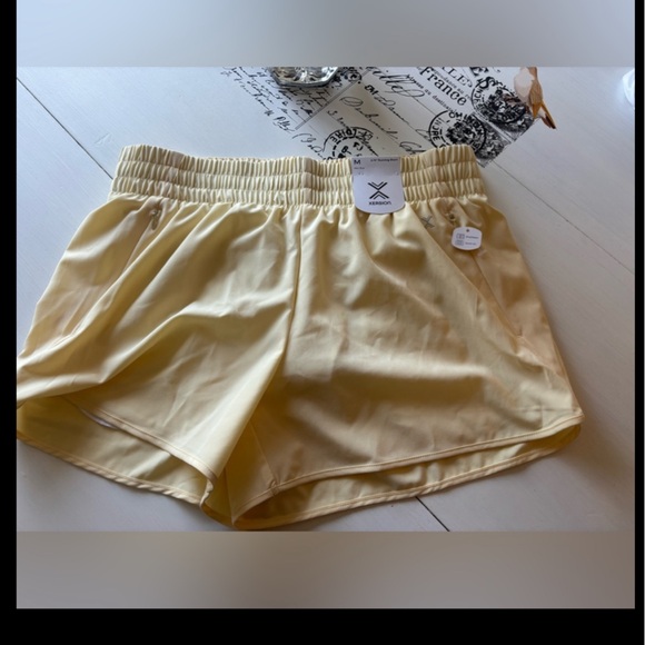 Xersion | Shorts | Xersion Yellow Yoga Shorts Medium | Poshmark